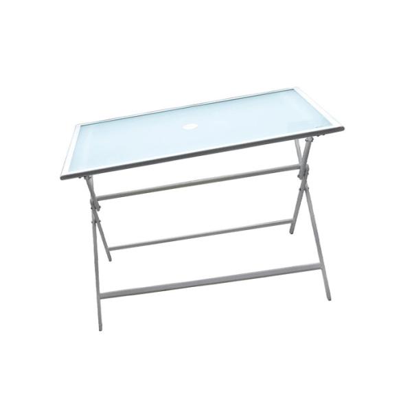 Quality Square Tempered Glass Patio Table for sale