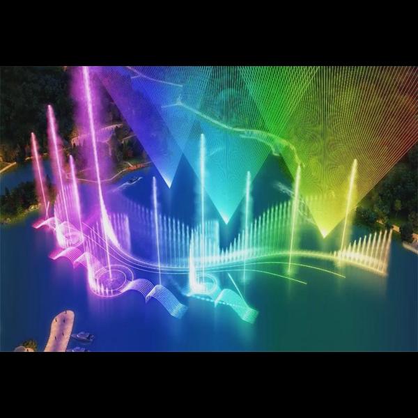 Quality Designs music high pressure 100m nozzles water fountain for sale