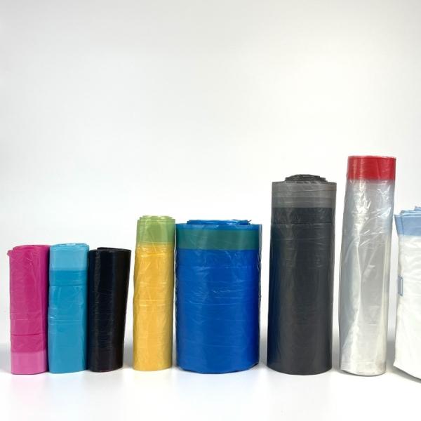 Quality Offset Printing Clear 5 Pieces Roll Set Plastic Garbage Bag Custom Order from for sale