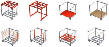 Nesting Stacking Rack