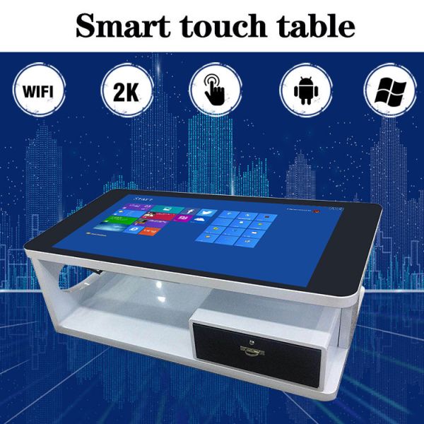 Quality 43in Lcd Interactive Table Coffee Game Smart Touch Screen Table for sale