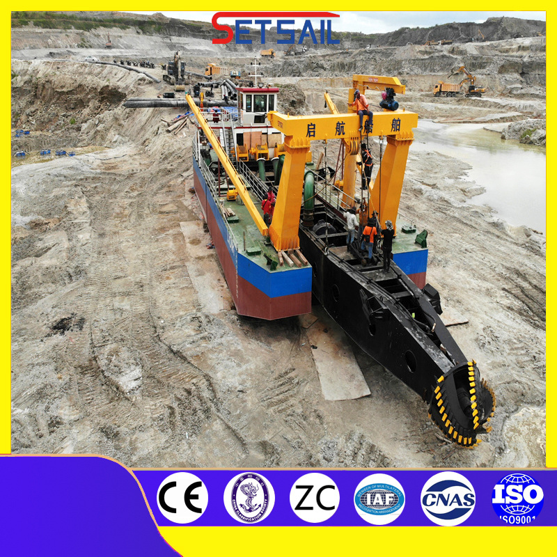 High-Capacity River Sand Pump 18 Inch Cutter Suction Dredger