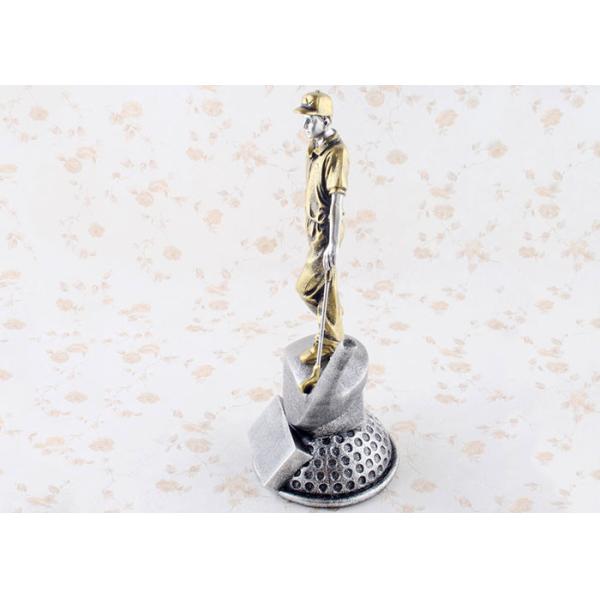 Quality British Open Championship Golf Ball Trophy With Metal Golf Figurines for sale