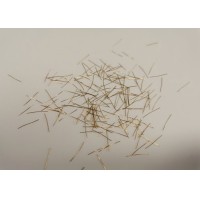 Quality Copper Coated Micro Steel Fiber 2500Mpa Tensile Strength For Concrete Slab for sale
