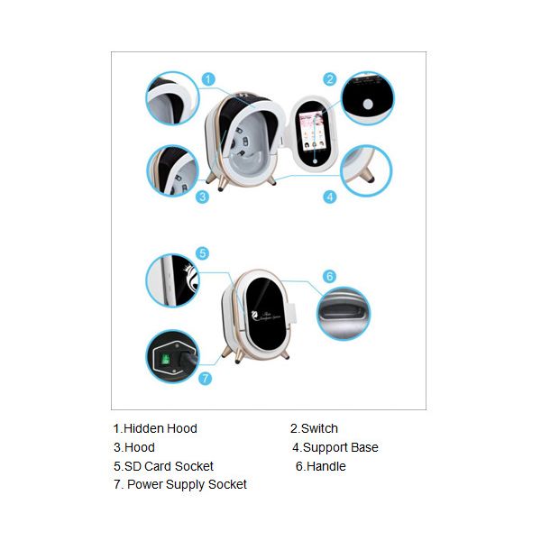Quality Professional Moisture Analyzer , Moisture Facial Analyzer Machine for sale