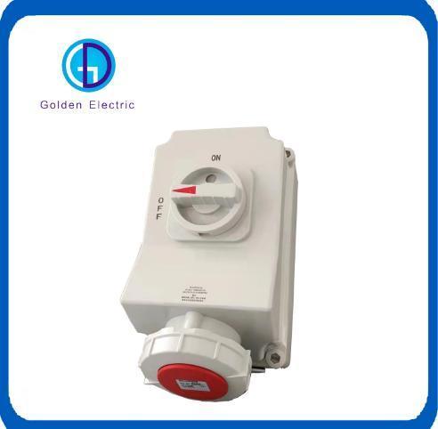 Industrial Mechanical Interlock Socket and Switch 16A 32A