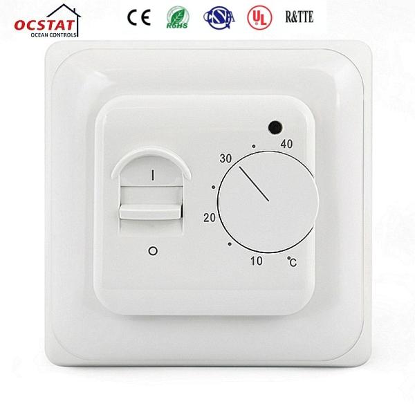 Quality ABS Material Underfloor Heating Room Thermostat ， Wireless Programmable Room Thermostat for sale