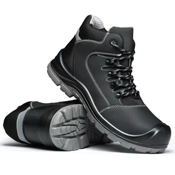 Quality S3 Security Work Boots Waterproof Ankle High Work Boot With Steel Toe for sale