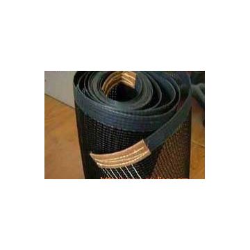 Quality Flat Black Brown PTFE Mesh Conveyor Belt Fiberglass Open Mesh 1mm Thickness for sale