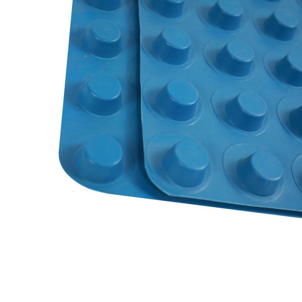 Quality Plastic 8mm Height Dimple Drainage Mat Board Waterproofing Material for sale