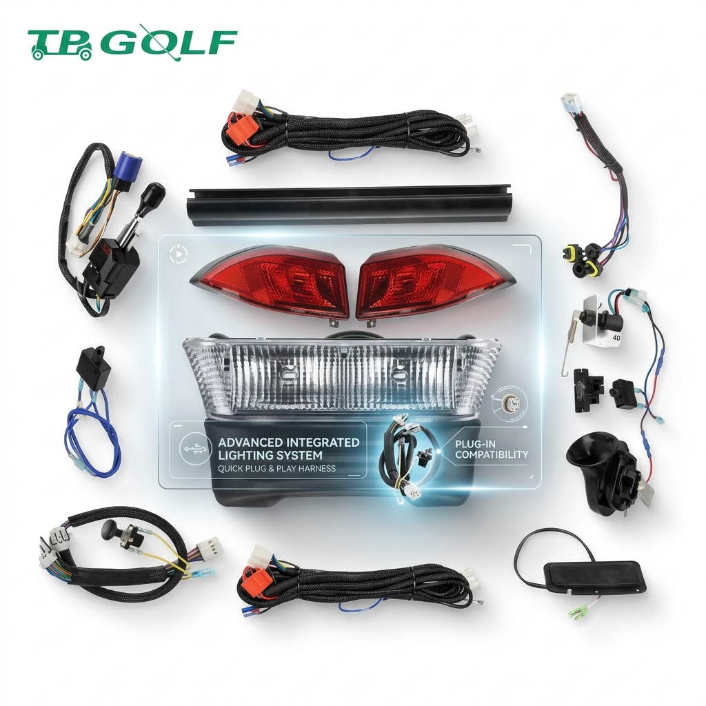 Quality Electric Golf Cart Light Kit With Turn Signals Street Legal Light Kit for sale