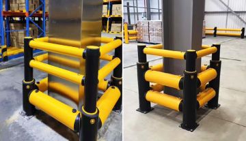 HC MC Building Post Safety Barrier Warehouse flexible anti-collision system FS-2023A