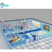 Quality Commercial Macaron Themed Indoor Kids Amusement Park Long Lifespan for sale