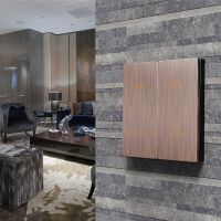 Quality Household Room Control KNX Wall Switch 24V DC Metal Panel Cover for sale