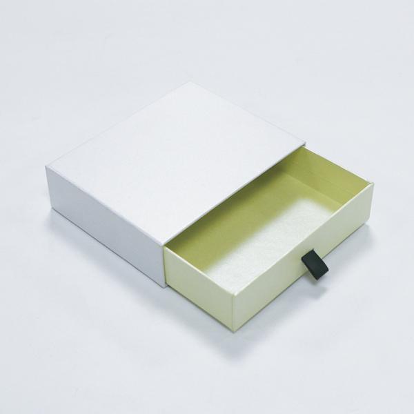 Quality Glossy Lamination 3mm Kraft Paper Cardboard Drawer Boxes for sale