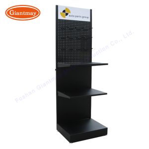 Quality Hardware Pebboard Tools Rack Retail Shop Metal Display Stand for sale