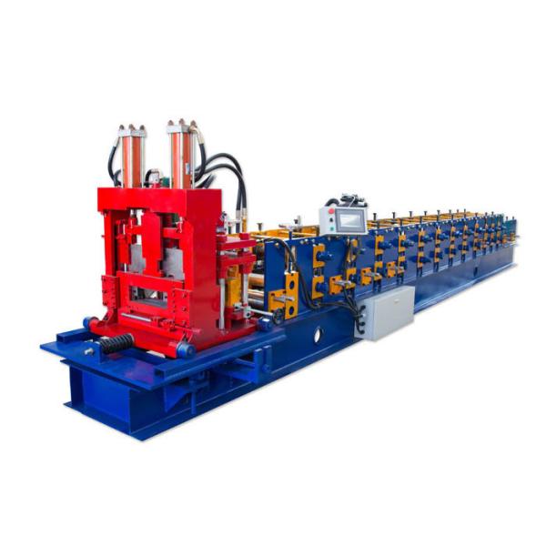 Quality Flexible Operation Steel Frame Roll Forming Machine , Lip Channel Roll Forming Machine 7.5T for sale