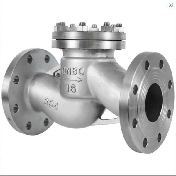 Quality Water Medium Control Structure Stainless Steel Flanged Check Valve H41W-16P Direct Supply for sale