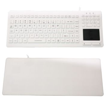 Quality Anti Virus Medical Keyboard With Integrated Touchpad Completely Sealed IP68 for sale