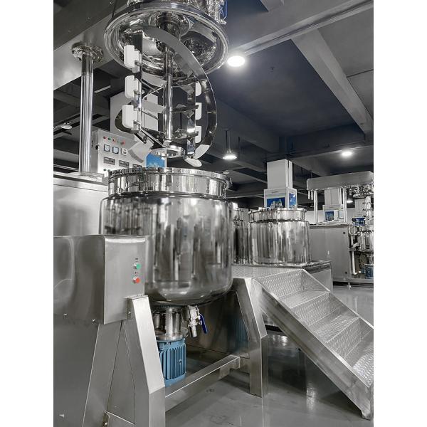 Quality 200L Hydraulic Lifting Vacuum Emulsifying Machine Ointment Homogeneous Lotion for sale