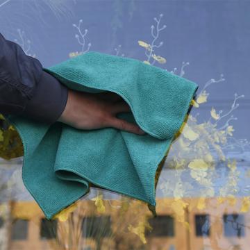 Quality Free Sample Yellow Microfiber Towels 16*16" Car Wash for sale