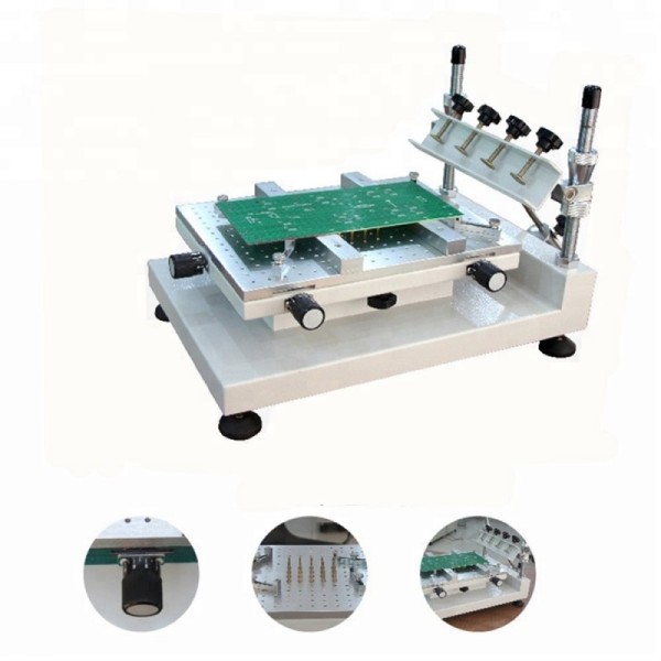 Quality Manual Solder Paste Printer , Red Glue SMT Screen Printing Machine for sale