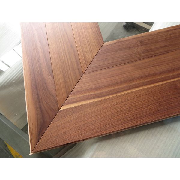 Quality American Walnut Chevron Parquet Flooring For Residential Customized Size for sale