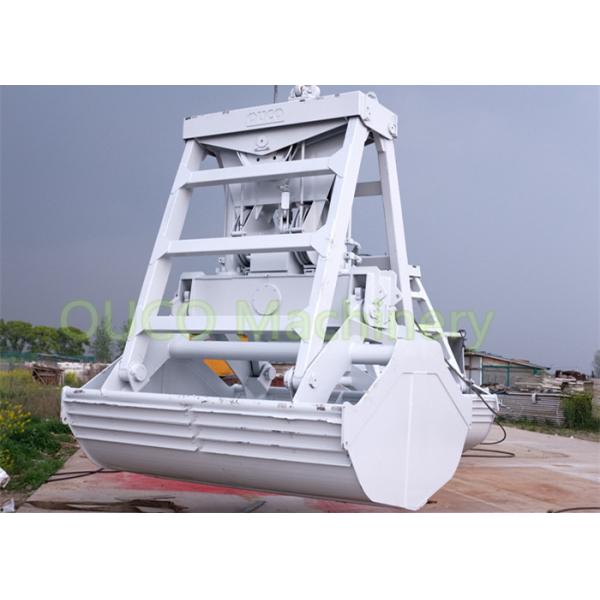 Quality Clamshell Wireless Remote 2 Peel 50 CBM Grab Bucket Crane for sale