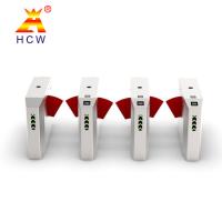 Quality Traffic Management Acrylic Wing Gate Turnstile 50/60HZ For Subway Metro for sale