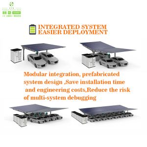 Quality CTS Intergrated Solar EV Charging Station Solutions Solar DC EV Charger With for sale