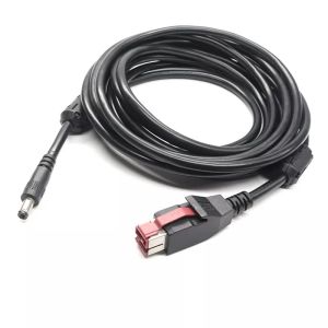 Quality 24V Power POS Machine Cable USB To DC 5.5 X 2.1 For POS System for sale