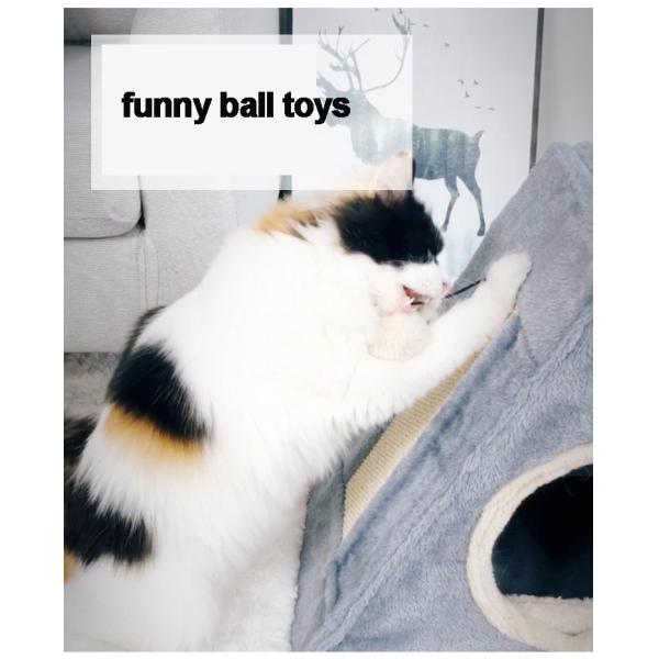 Quality Linen Portable 42cm Short Plush Cat House Indoor for sale