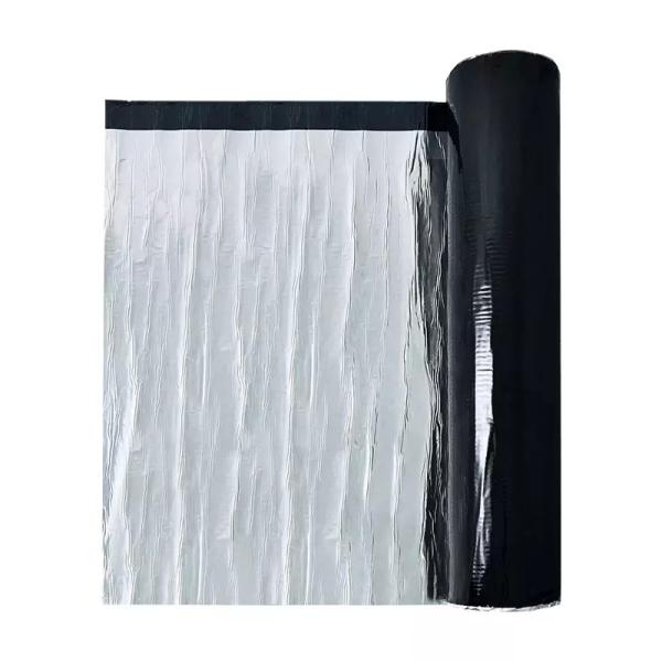 Quality Metal Aluminum Foil Self Adhesive Waterproofing Membrane 15mm for sale