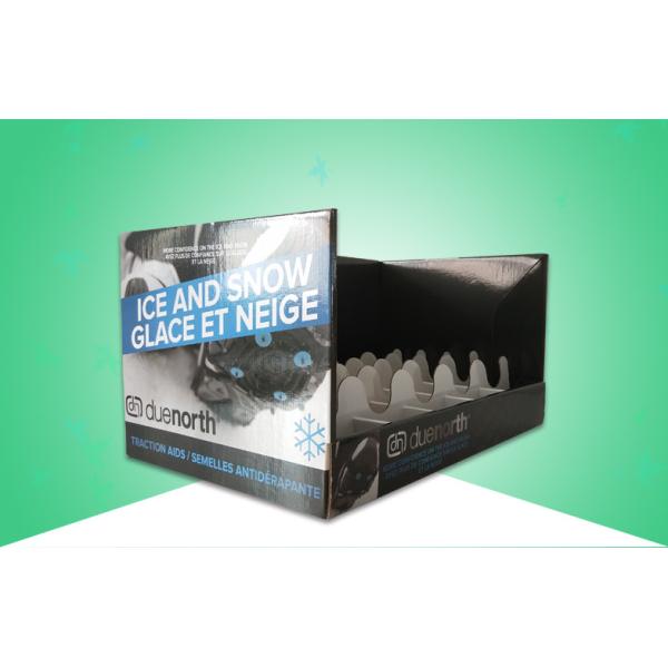 Quality Costco Cardboard PDQ Trays Cardboard Display Box For Selling Ice-grid Stack-up for sale