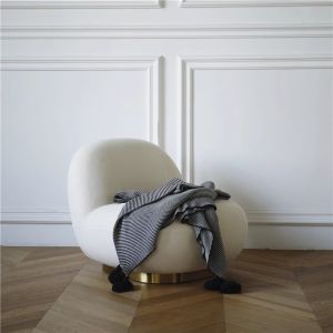 Quality Single Person Rotating Small Cloud Sofa Light Luxury Individual Sofa Chair OEM for sale