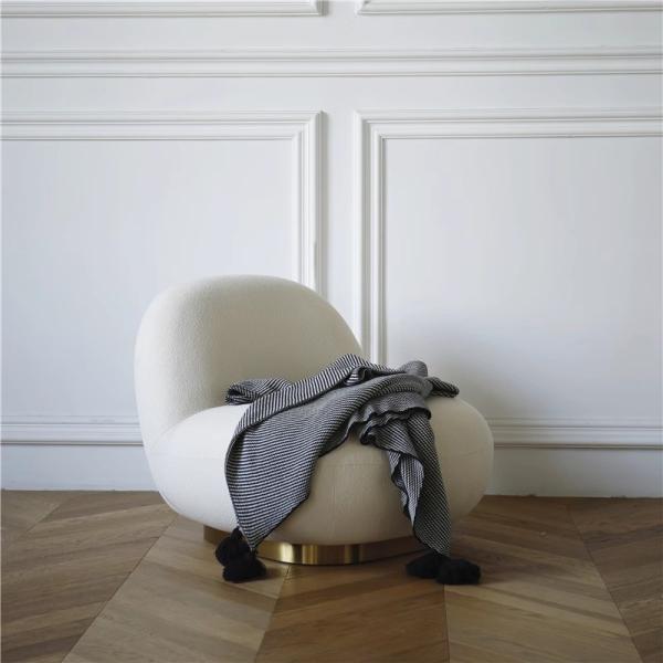 Quality Single Person Rotating Small Cloud Sofa Light Luxury Individual Sofa Chair OEM Size for sale