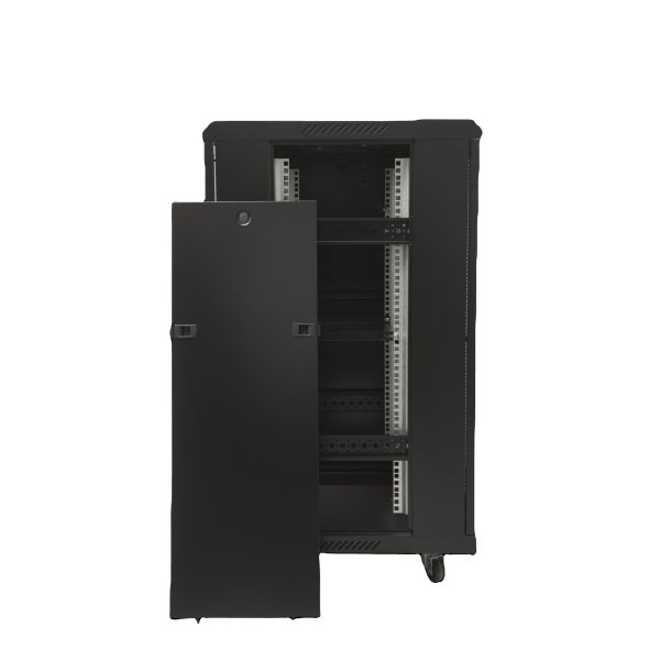 Quality Modern 18U 800mm Width Server Racks Cabinet with Toughened Glass Door or Mesh for sale