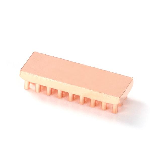 Quality Antirust Extruded Copper Heat Sink Stable Painting Surface Treatment for sale