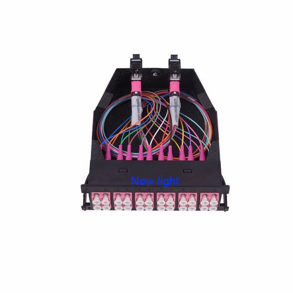 Quality 12 Core MPO Cassette Module with Corning Fiber Optic Cable and Low Insertion for sale