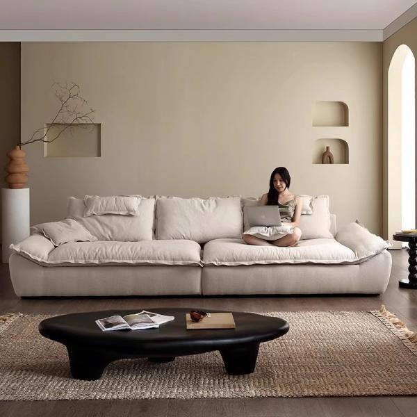 Quality French Style Living Room Sofa Bed Extra Wide Sitting Scratch Resistant Modern Sleeper Sofa for sale