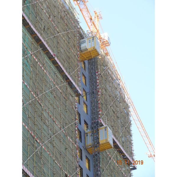 Quality 2000kg Q345 Steel SC200/200 Passenger And Material Hoist for sale