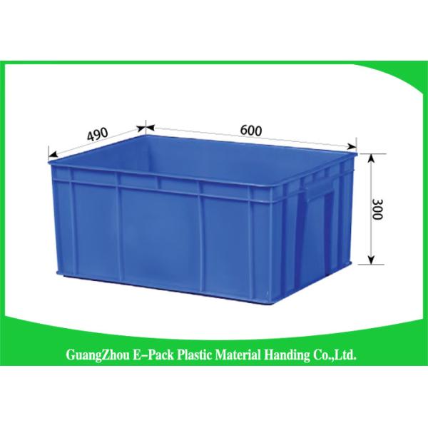 Quality Blue Stackable Plastic Bins Convenience Stores , Standard Size Plastic Stacking for sale