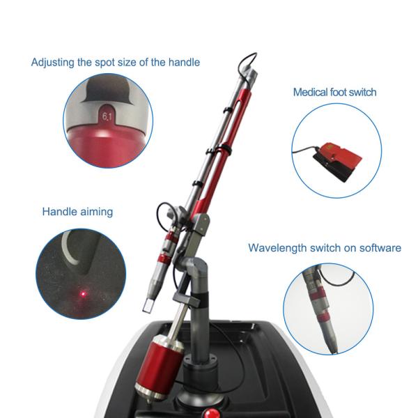 Quality 1064nm 532nm 755nm Q Swtiched Picosecond Laser Machine for sale