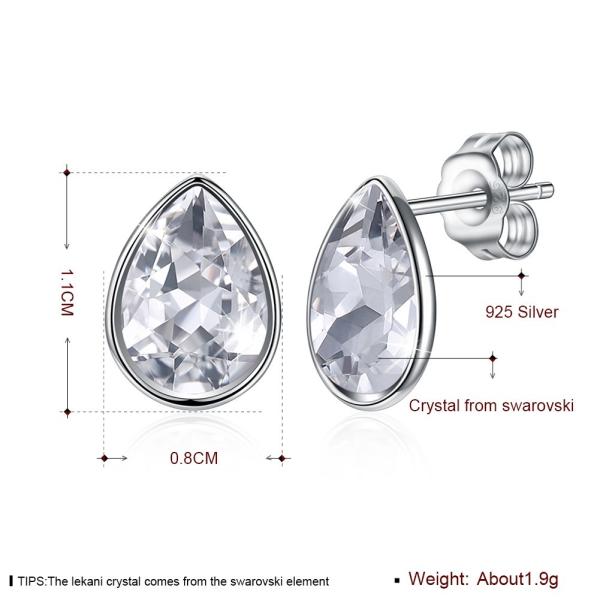 Quality Women Pink Sterling Silver Jewelry Earrings for sale