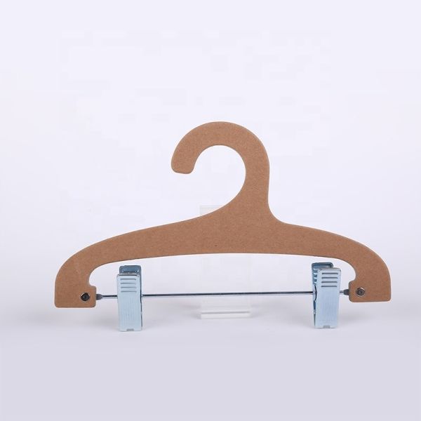 Quality Eco Friendly Cardboard Paper Hangers For Trousers Display 3mm Thick for sale