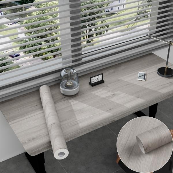 Quality Modern Wood Grain PVC Wallpaper Self-Adhesive Moisture-Proof for sale