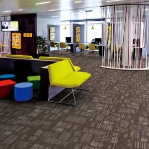 Quality Office Carpet Tiles 50x50 Rectangle Shape Medium Pile Commercial Tile Carpet for sale