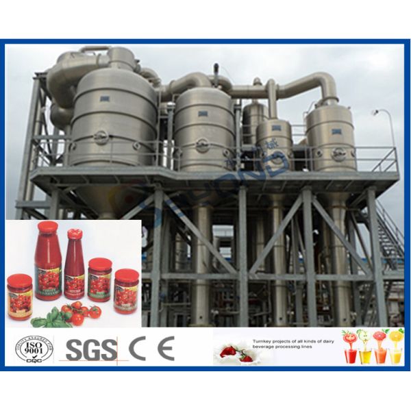Quality 2 - 50 T/H Tomato Processing Line With Tomato Processing Machine ISO9001 / CE / for sale