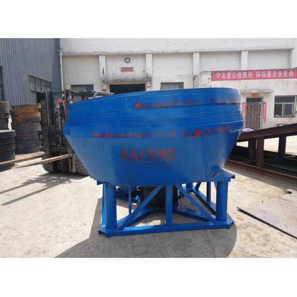 Quality Ore Dressing Double Wheels Gold Wet Pan Mill for sale