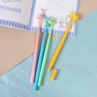 Quality Cartoon Dinosaur Neutral Pen Silicone Cute Personalized Promotion Gel Pen for sale